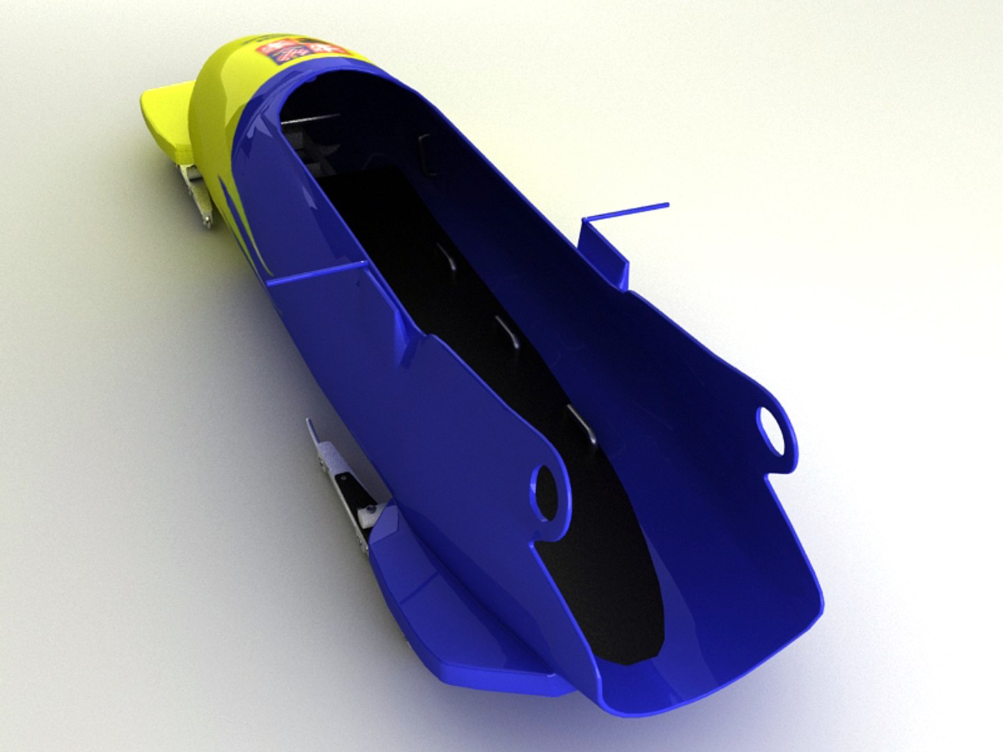 3d Bobsleigh Sled - Czech Model
