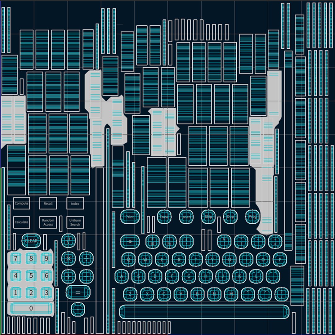 3D Retro Futuristic Briefcase Computer - TurboSquid 2102077