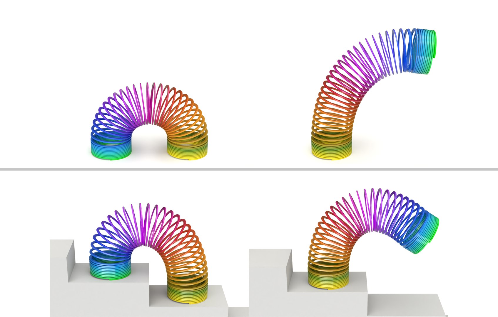 Animated Slinky Toy 3D Model - TurboSquid 2326152