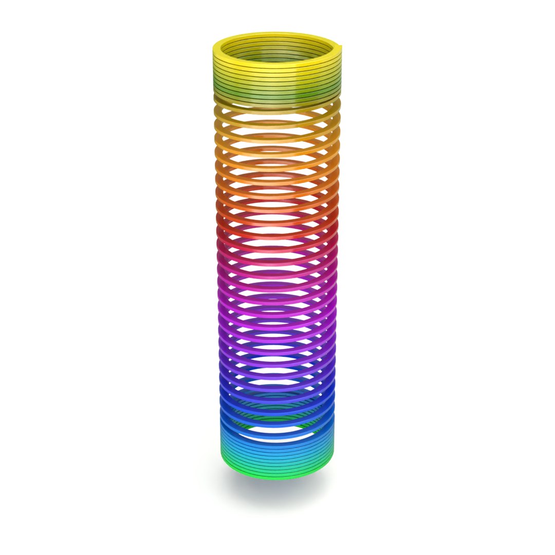 Animated Slinky Toy 3D Model - TurboSquid 2326152