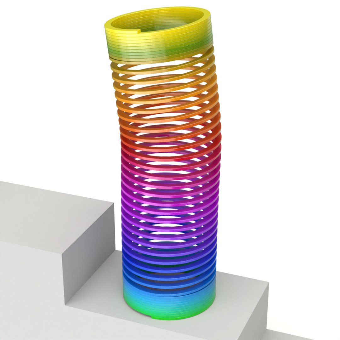 Animated Slinky Toy 3D Model - TurboSquid 2326152