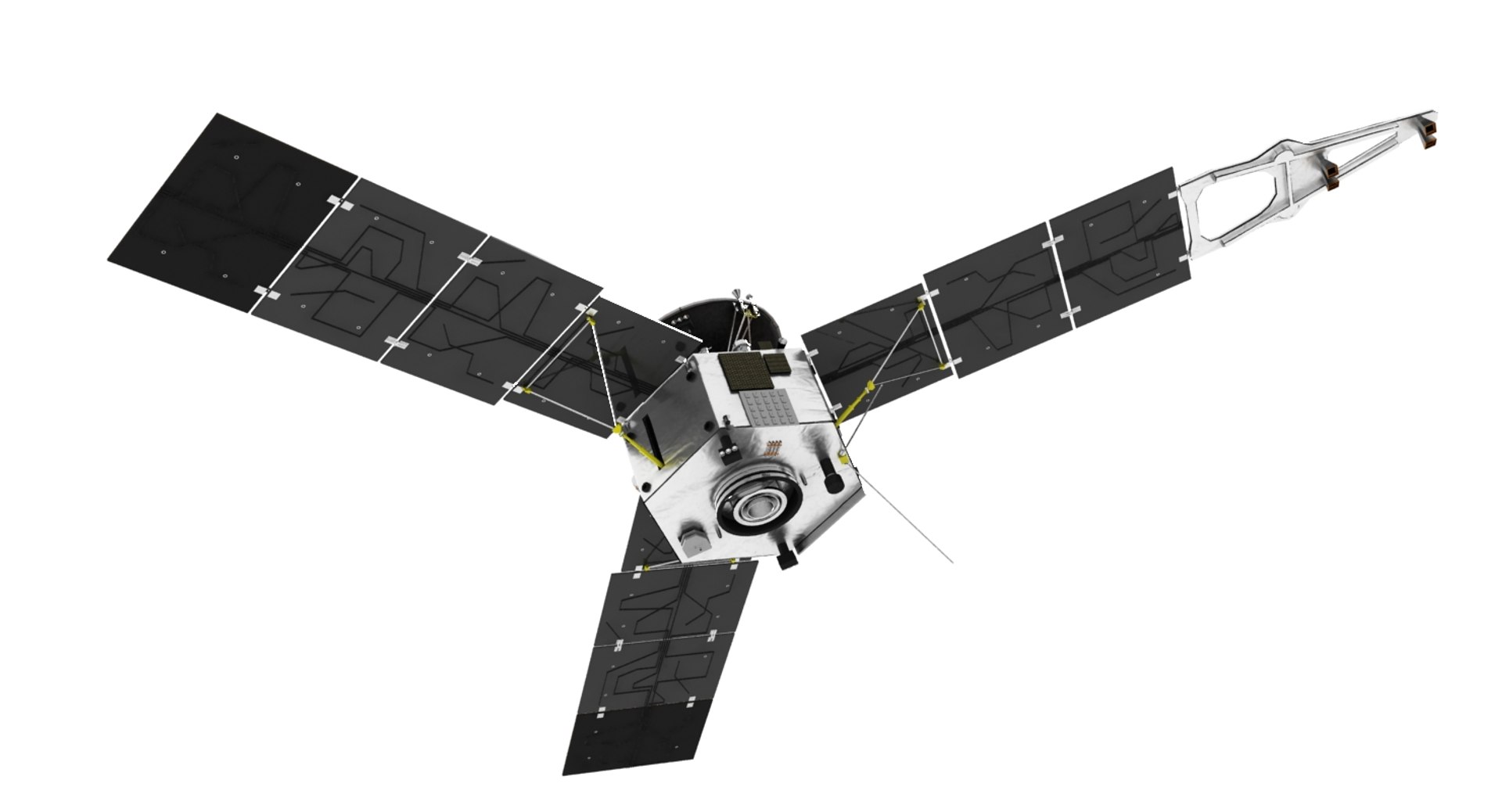 3d max juno spacecraft