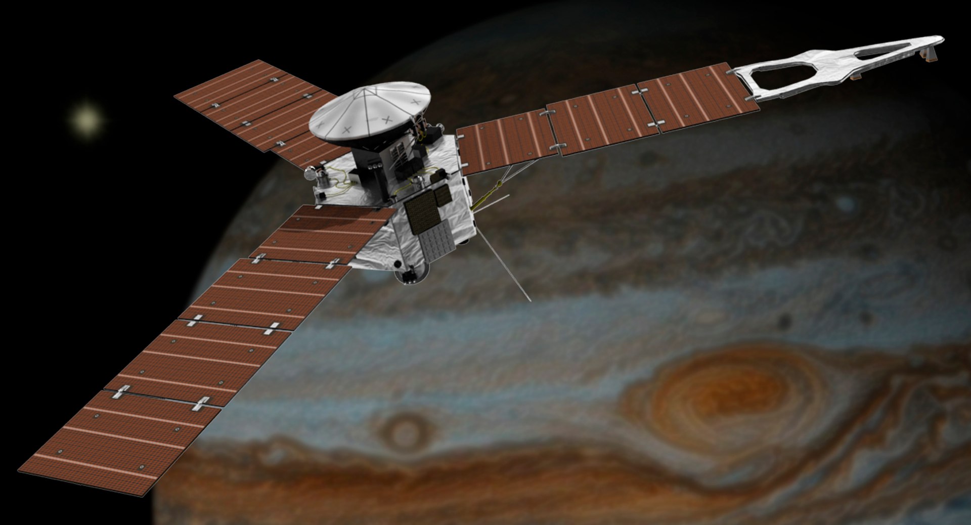 3d max juno spacecraft