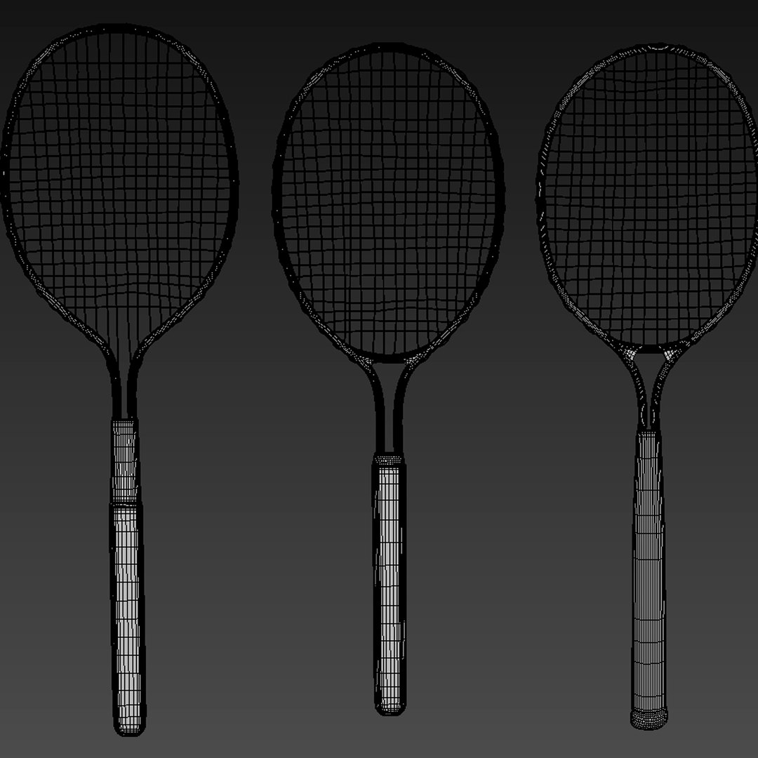 3D Dayton Metal Tennis Rackets Model - TurboSquid 1379866