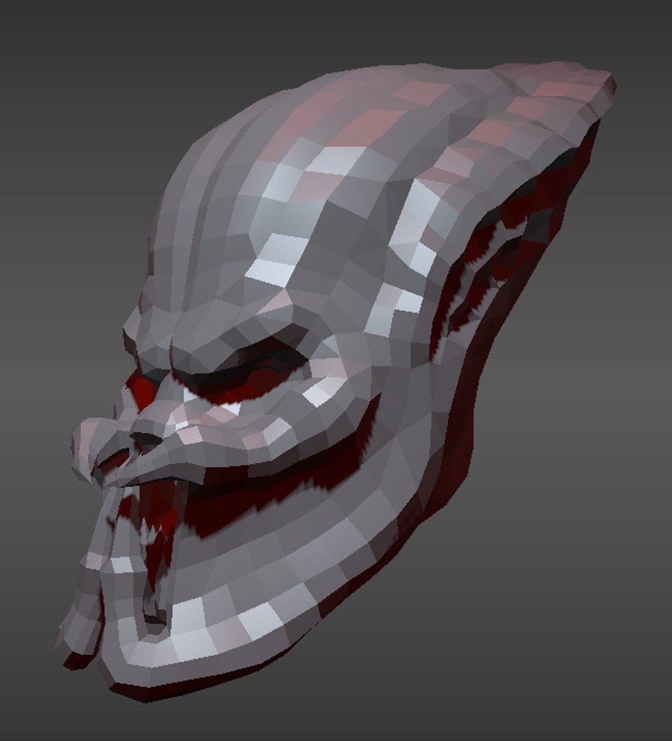 3D Predator Head Pepakura Model - TurboSquid 1193724