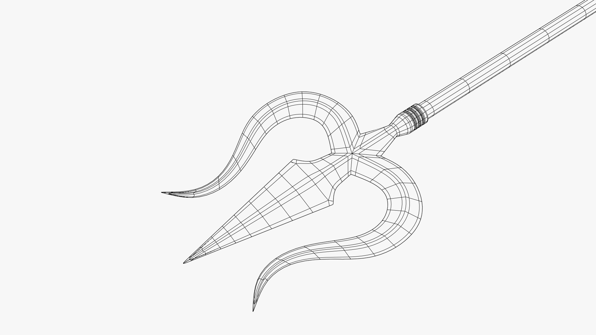 Trishul - Trident Weapon 3D Model - TurboSquid 2288434