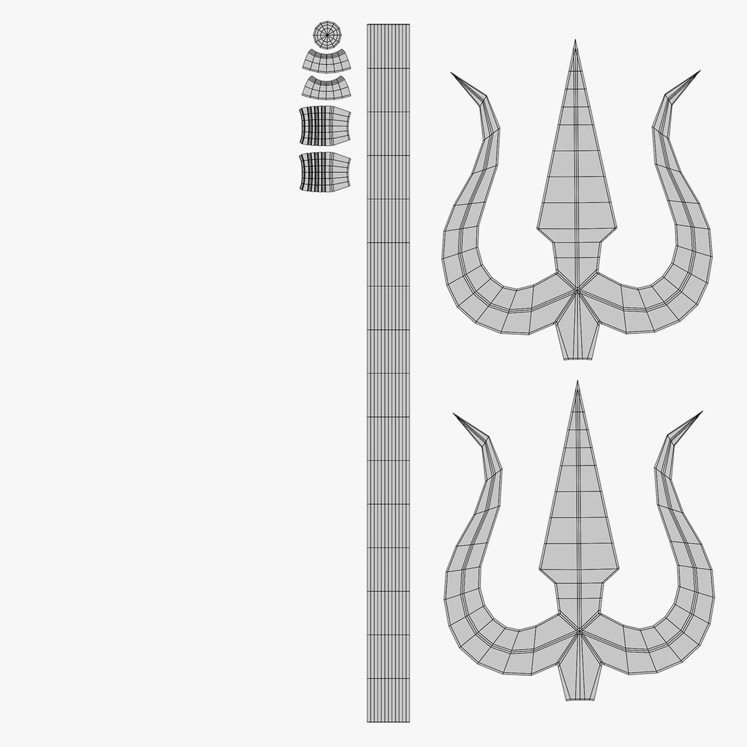 Trishul - Trident Weapon 3D Model - TurboSquid 2288434