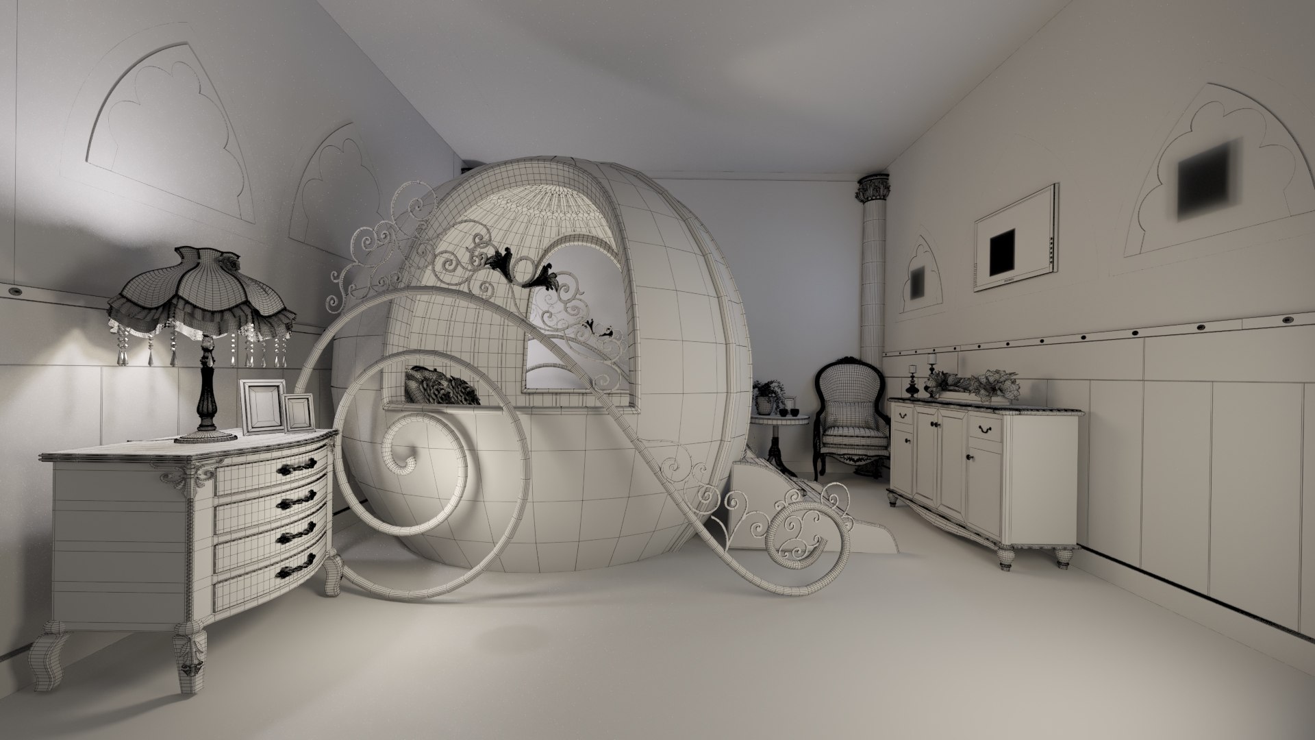S Room Princess 3D - TurboSquid 1628860