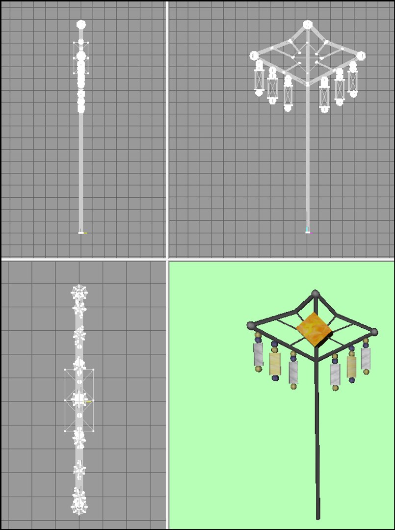3d Model Garden Stake
