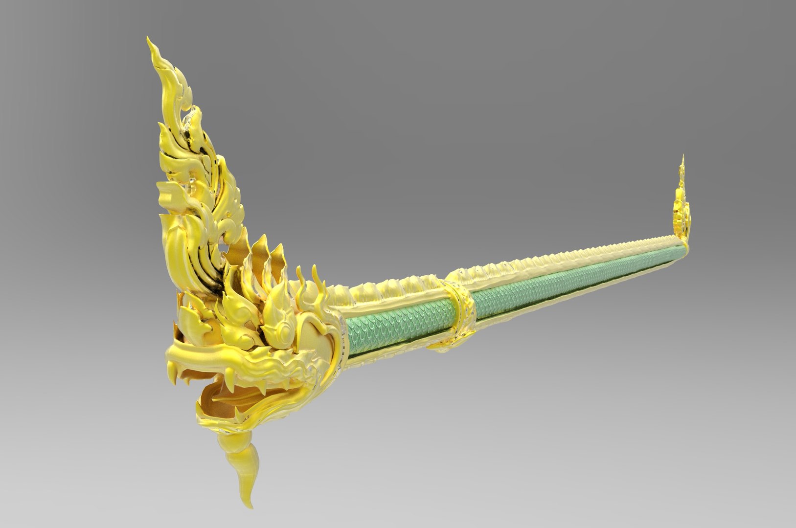 3D Thai Naga Rigging Model - TurboSquid 1308240