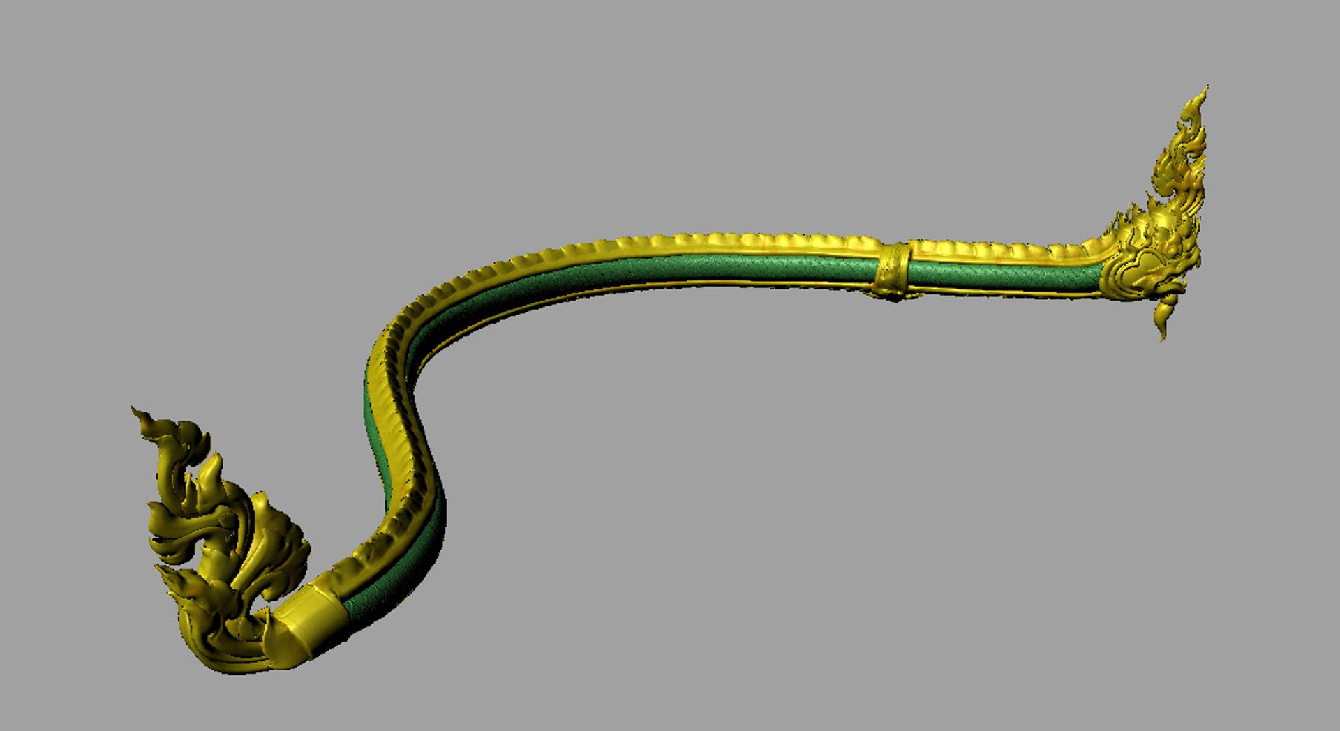 3D Thai Naga Rigging Model - TurboSquid 1308240