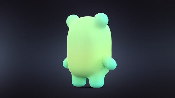 3D модель Мультфильм милый монстр - TurboSquid 1624687