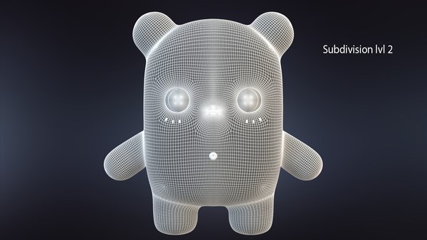 3D модель Мультфильм милый монстр - TurboSquid 1624687