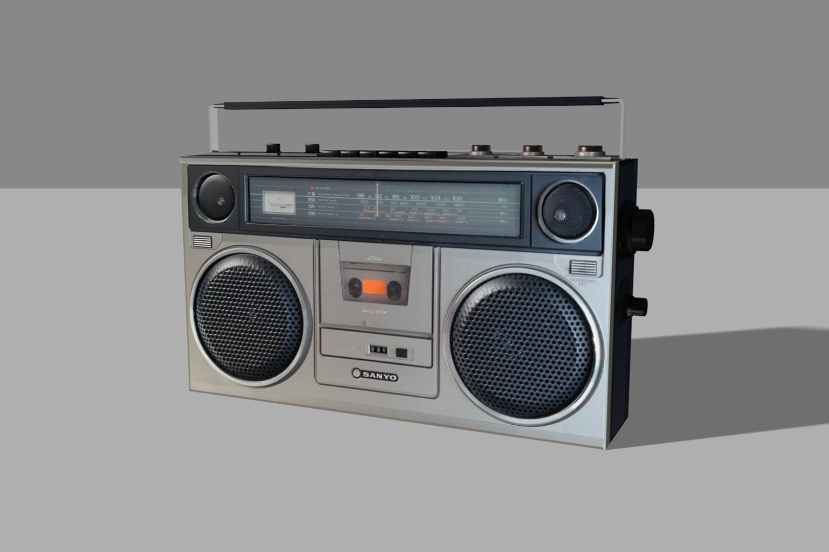 3D Vintage Sanyo 80s Model - TurboSquid 1489560