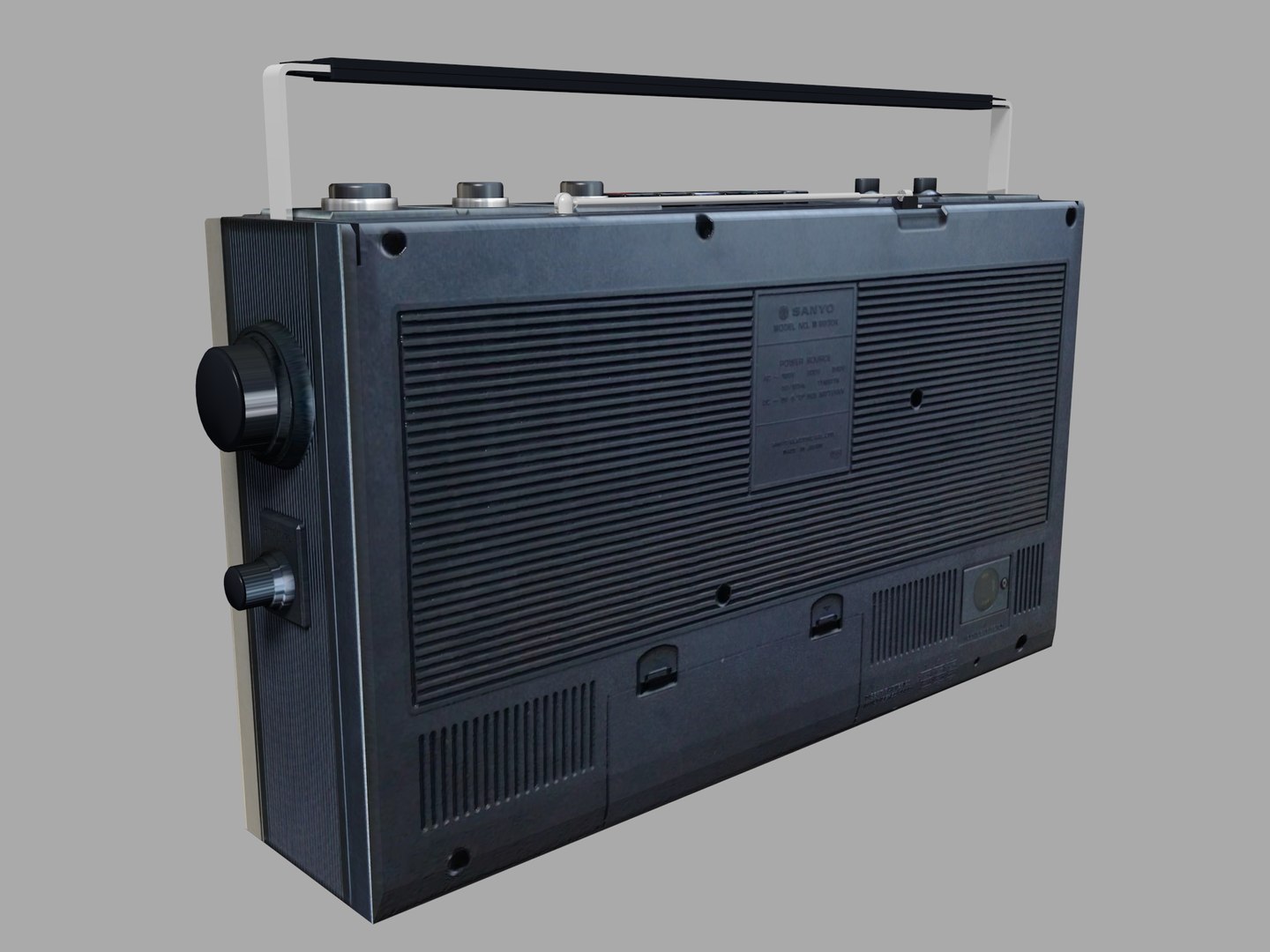 3D Vintage Sanyo 80s Model - TurboSquid 1489560