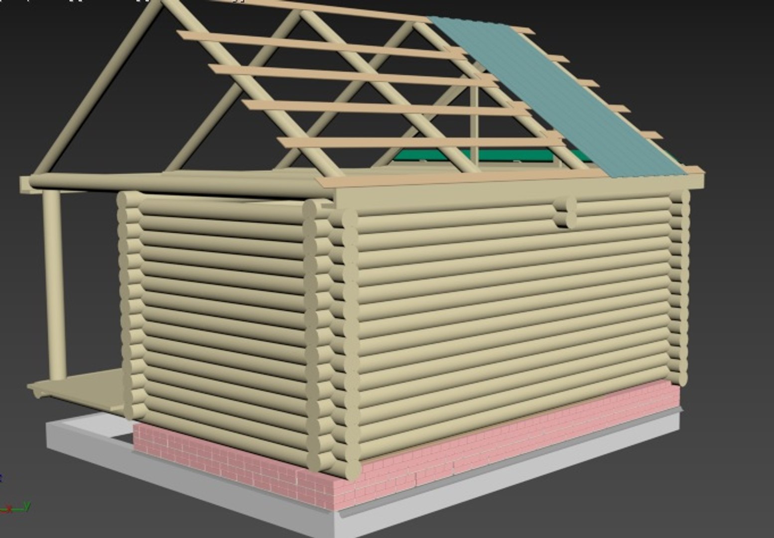 Wood Wooden Log 3D Model - TurboSquid 1609145