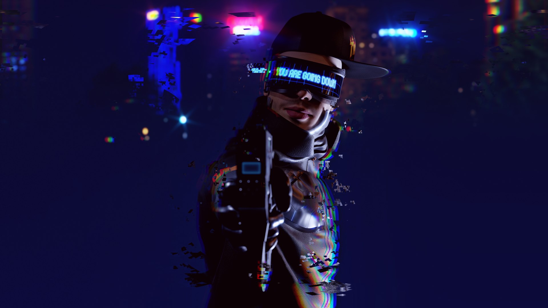 Futuristic Cyberpunk Assassin Character 3D Model - TurboSquid 1581830