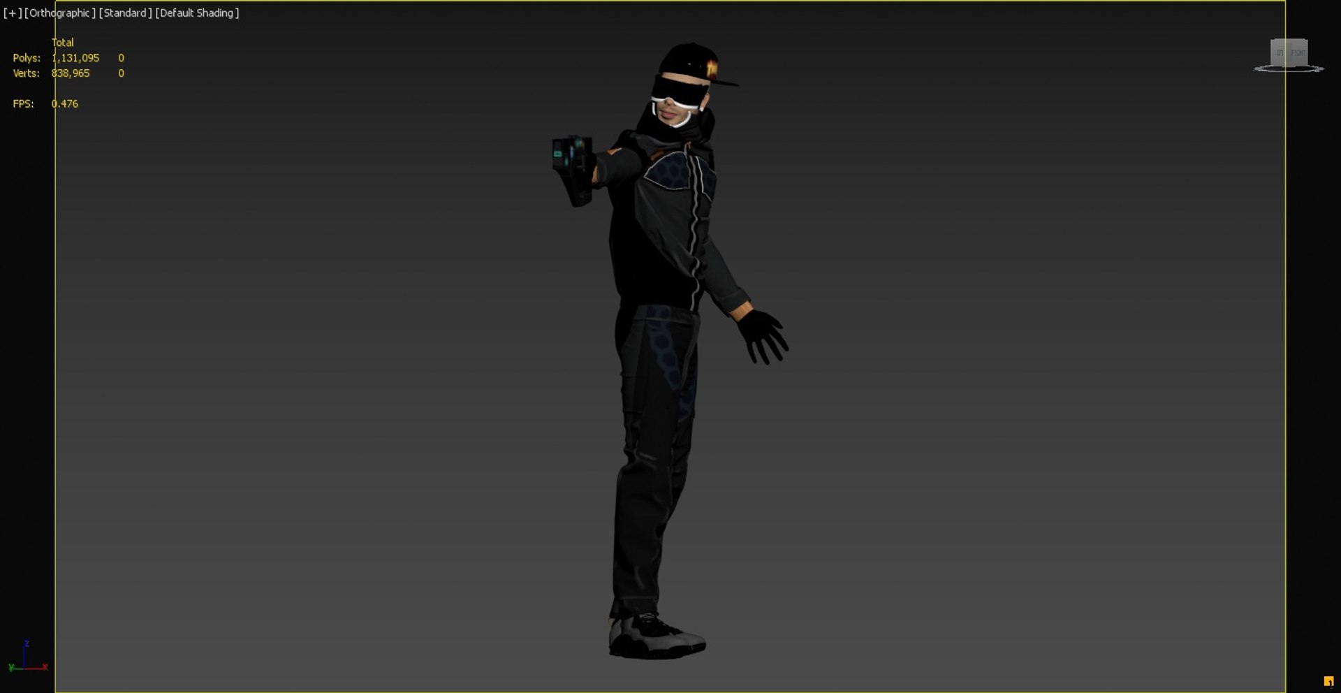 Futuristic Cyberpunk Assassin Character 3D Model - TurboSquid 1581830