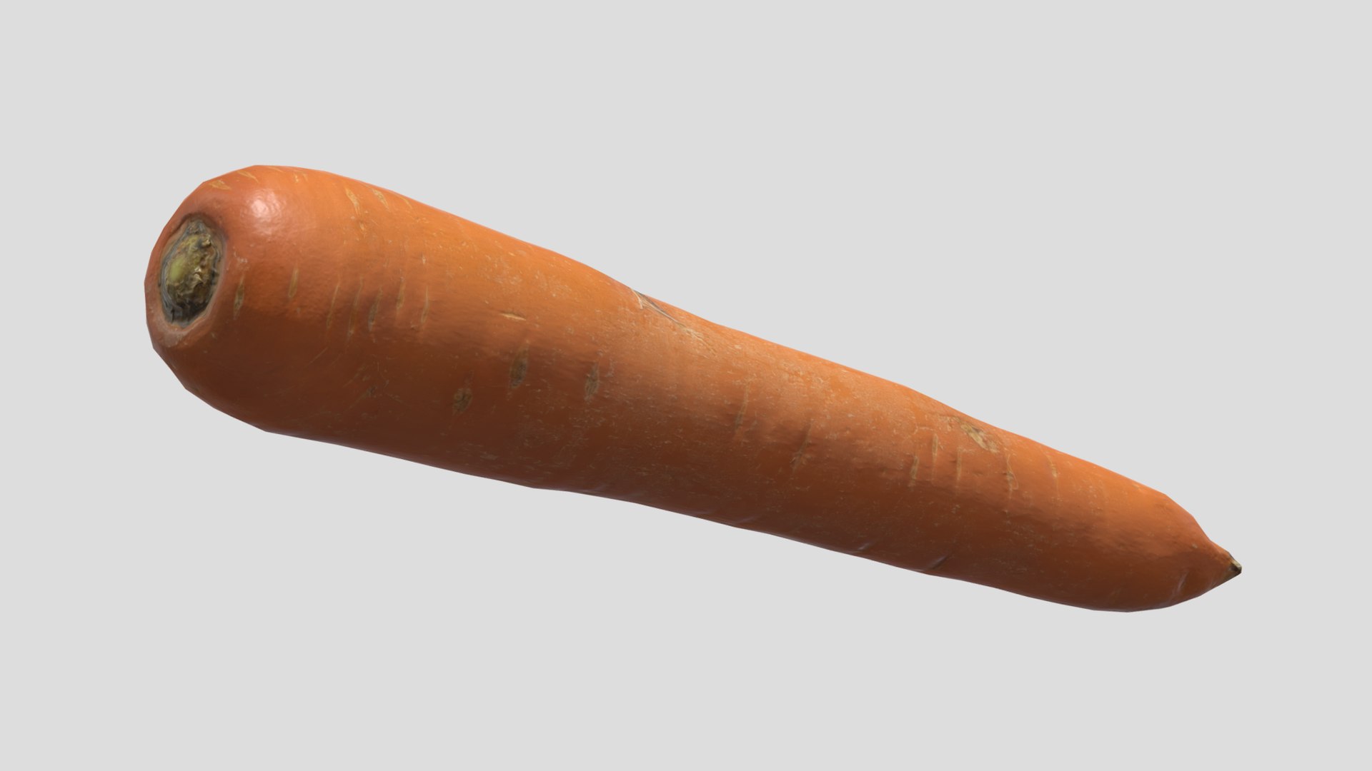 3D Carrot Low Poly - TurboSquid 2272630