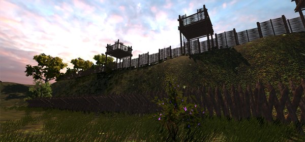 maya medieval wooden fortification