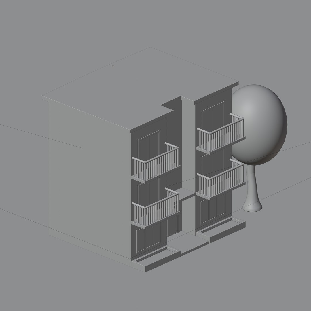 3D Building Cartoon - TurboSquid 2247799