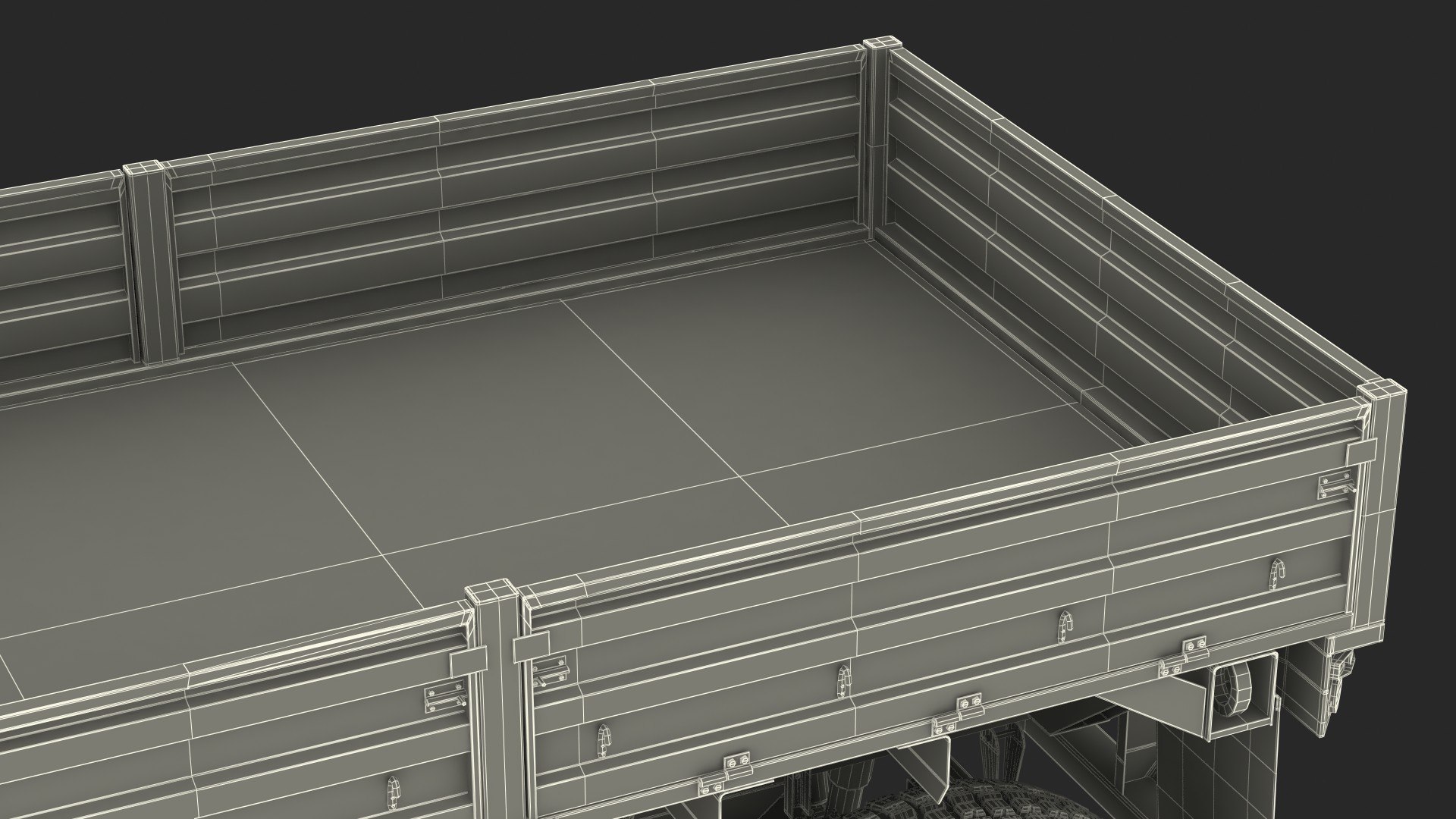 Military Drop Side Cargo Trailer M1092 Sand Model - TurboSquid 1765729
