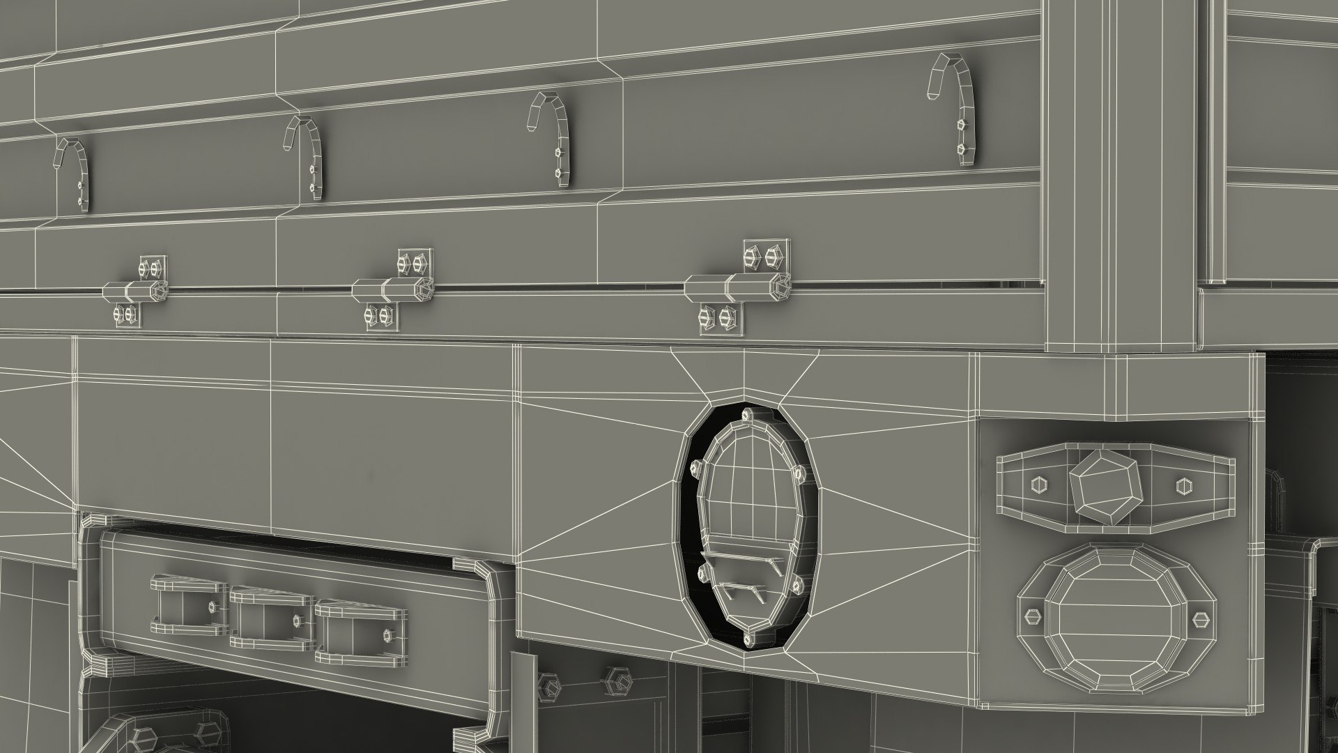 Military Drop Side Cargo Trailer M1092 Sand Model - TurboSquid 1765729