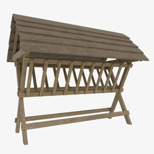 3d farm feeding rack model