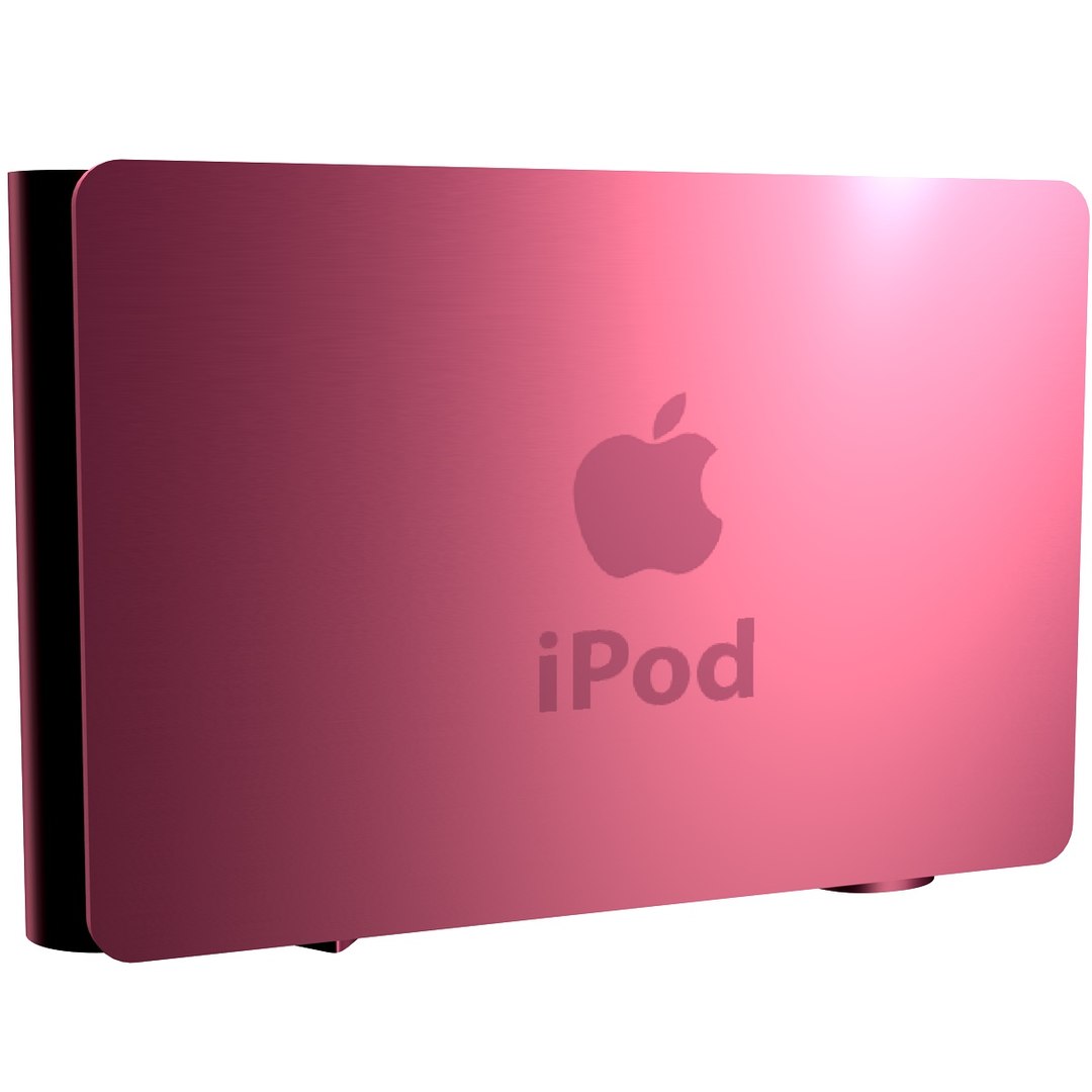 Ipod Shuffle Pink 3d Model