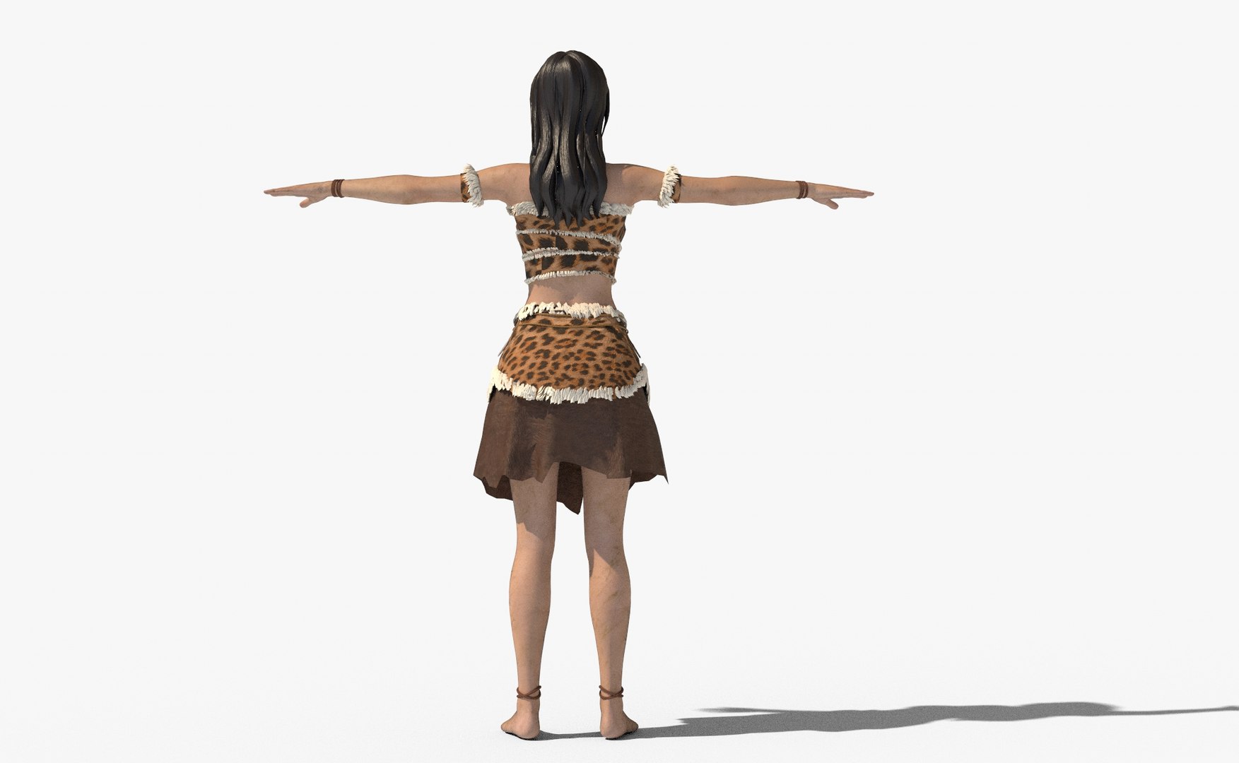 3D Stone Age Women Model - TurboSquid 2417452