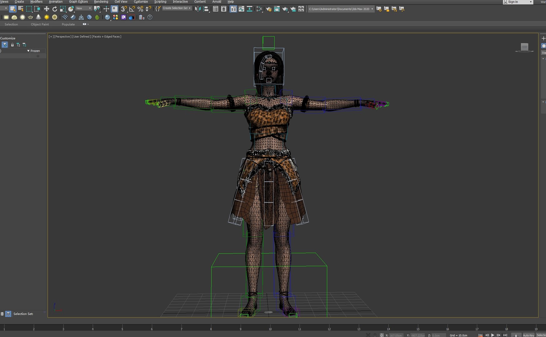 3D Stone Age Women Model - TurboSquid 2417452