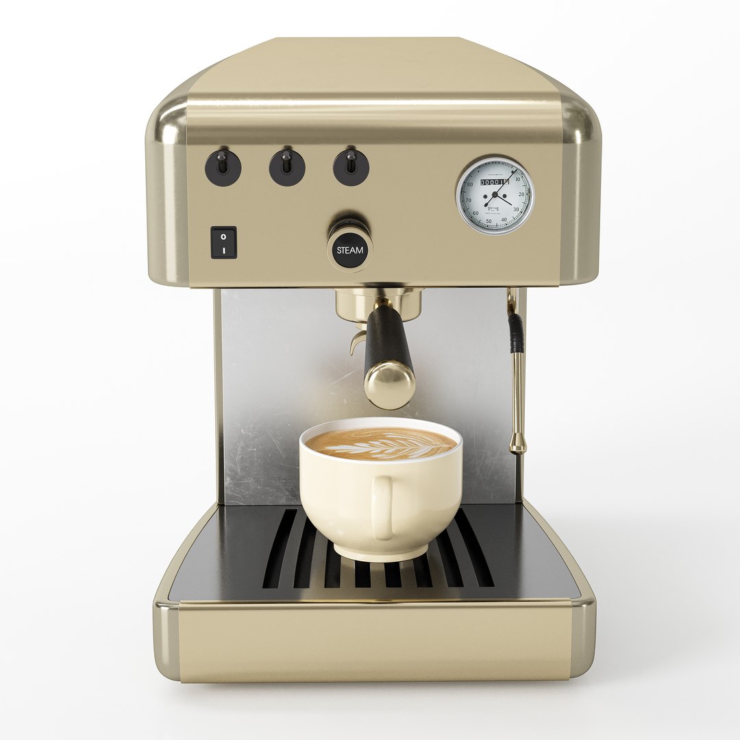 Espresso Coffee Machine 03 Model - TurboSquid 2044571