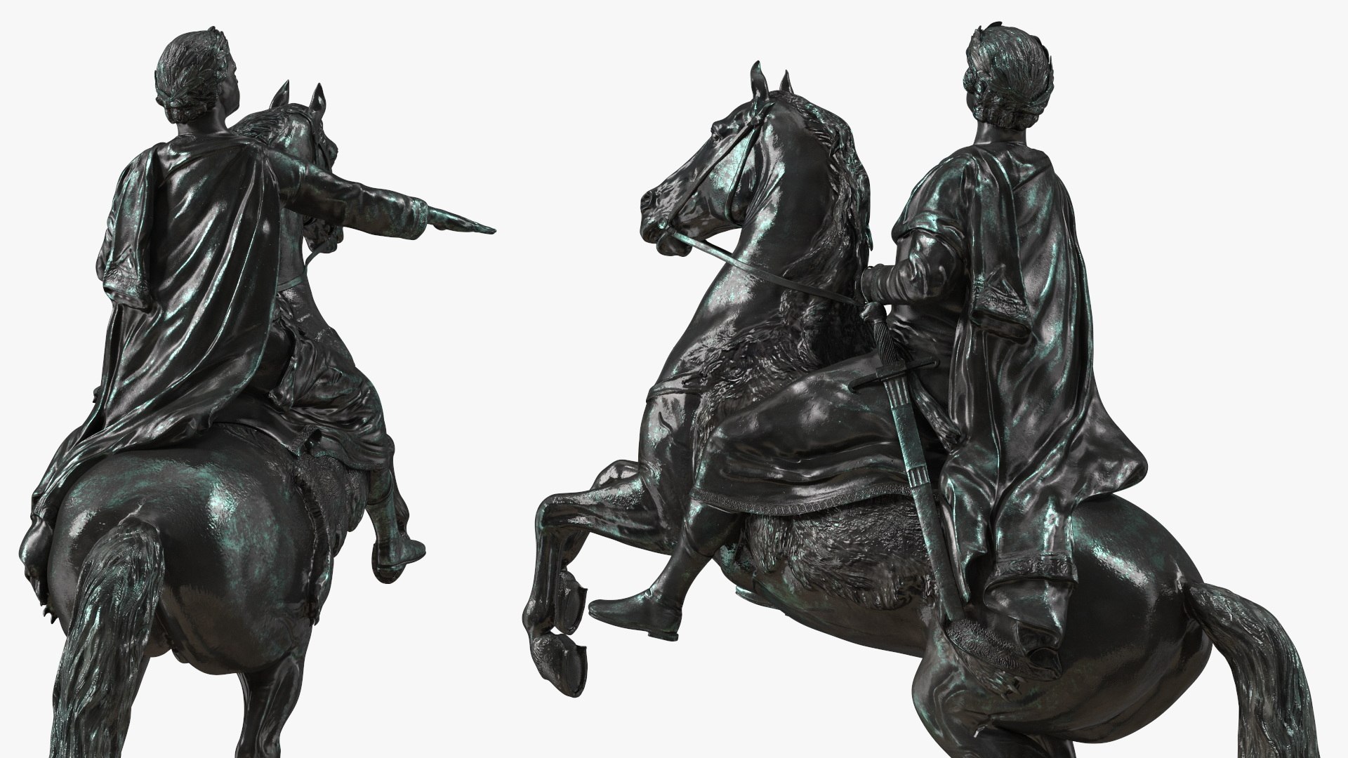 3D Peter the Great Bronze Horseman Monument - TurboSquid 2030655