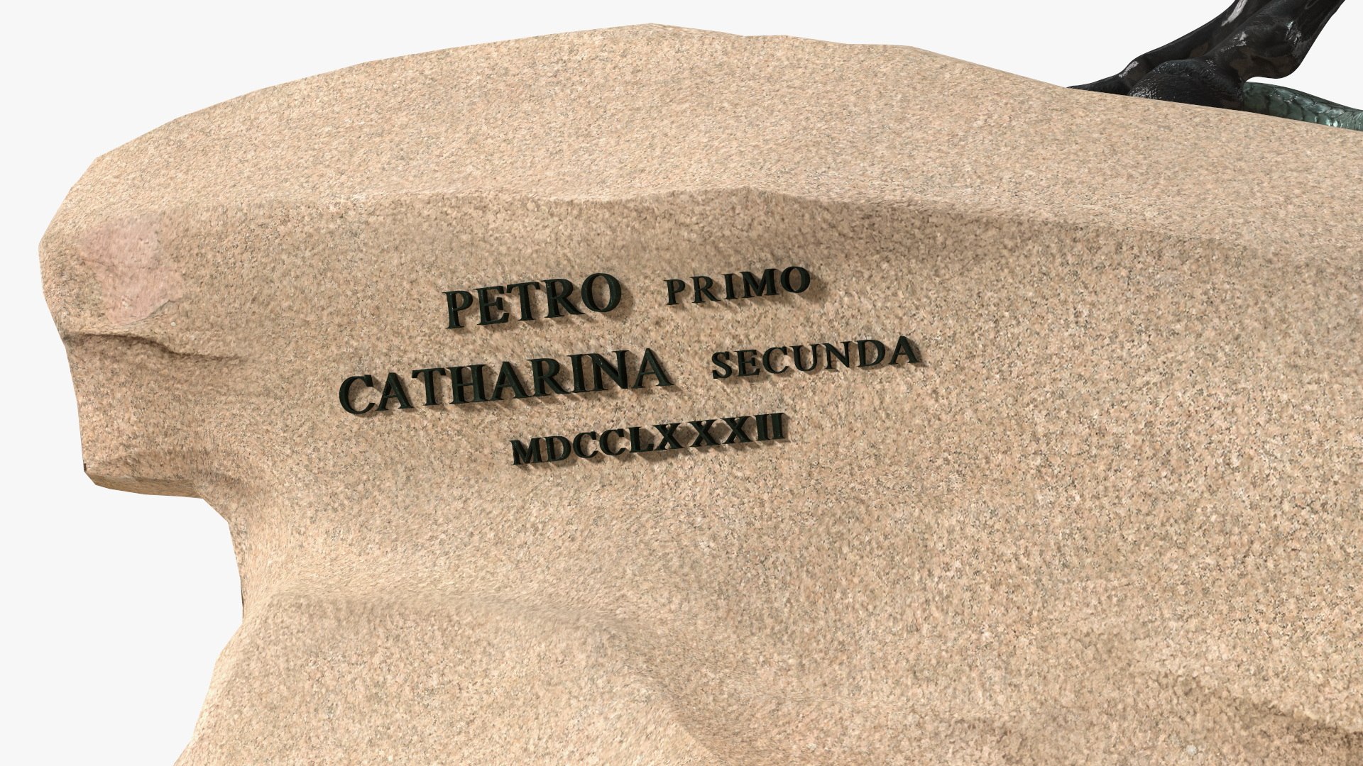 3D Peter the Great Bronze Horseman Monument - TurboSquid 2030655