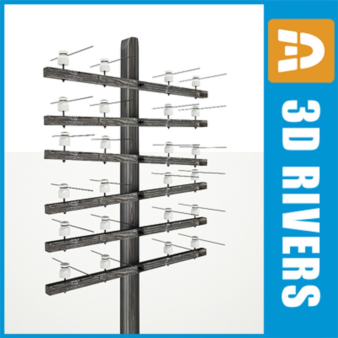 3dsmax Overhead Power Line