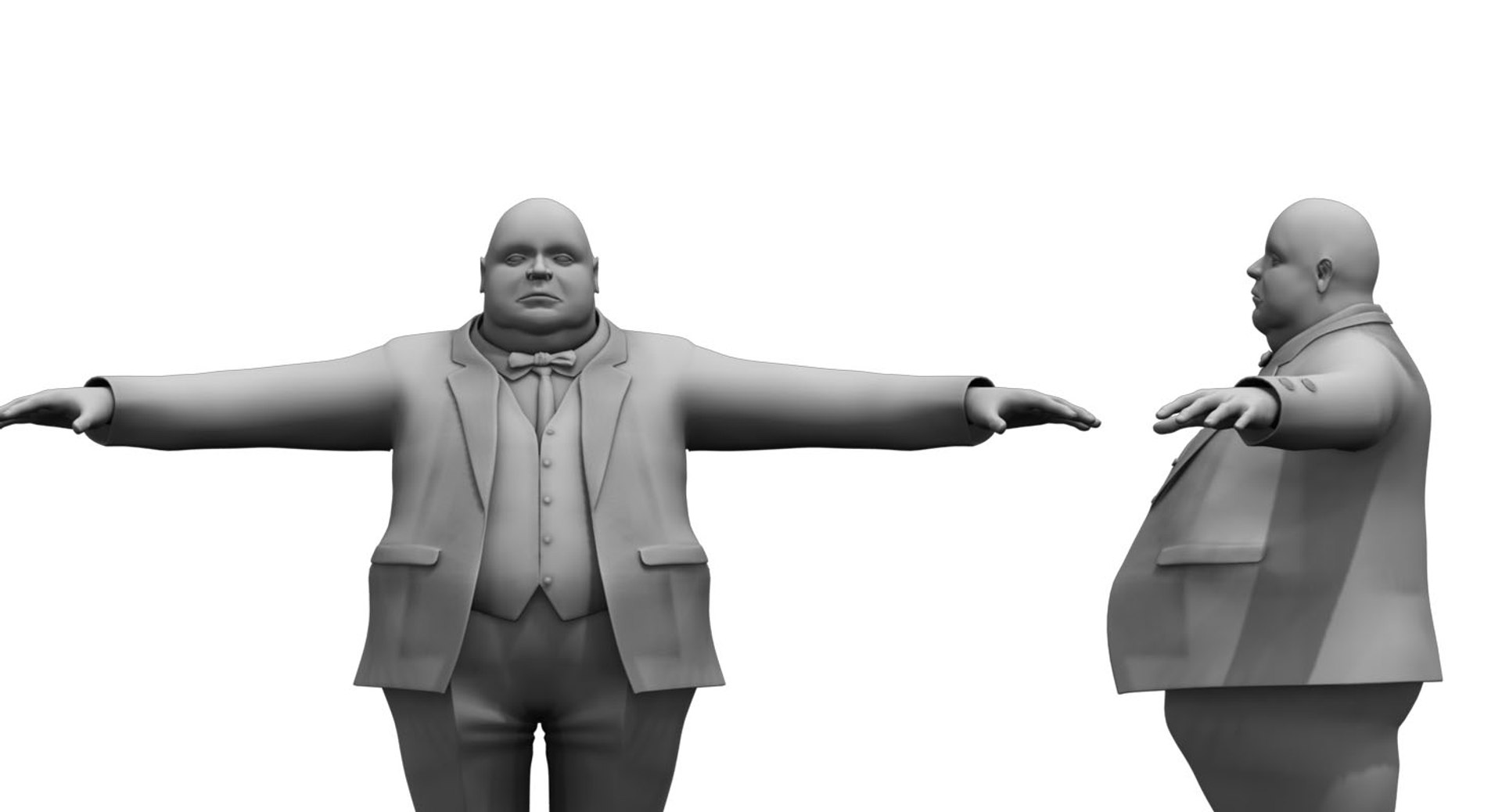 Dwarf Boss Man 3D Model - TurboSquid 1533909