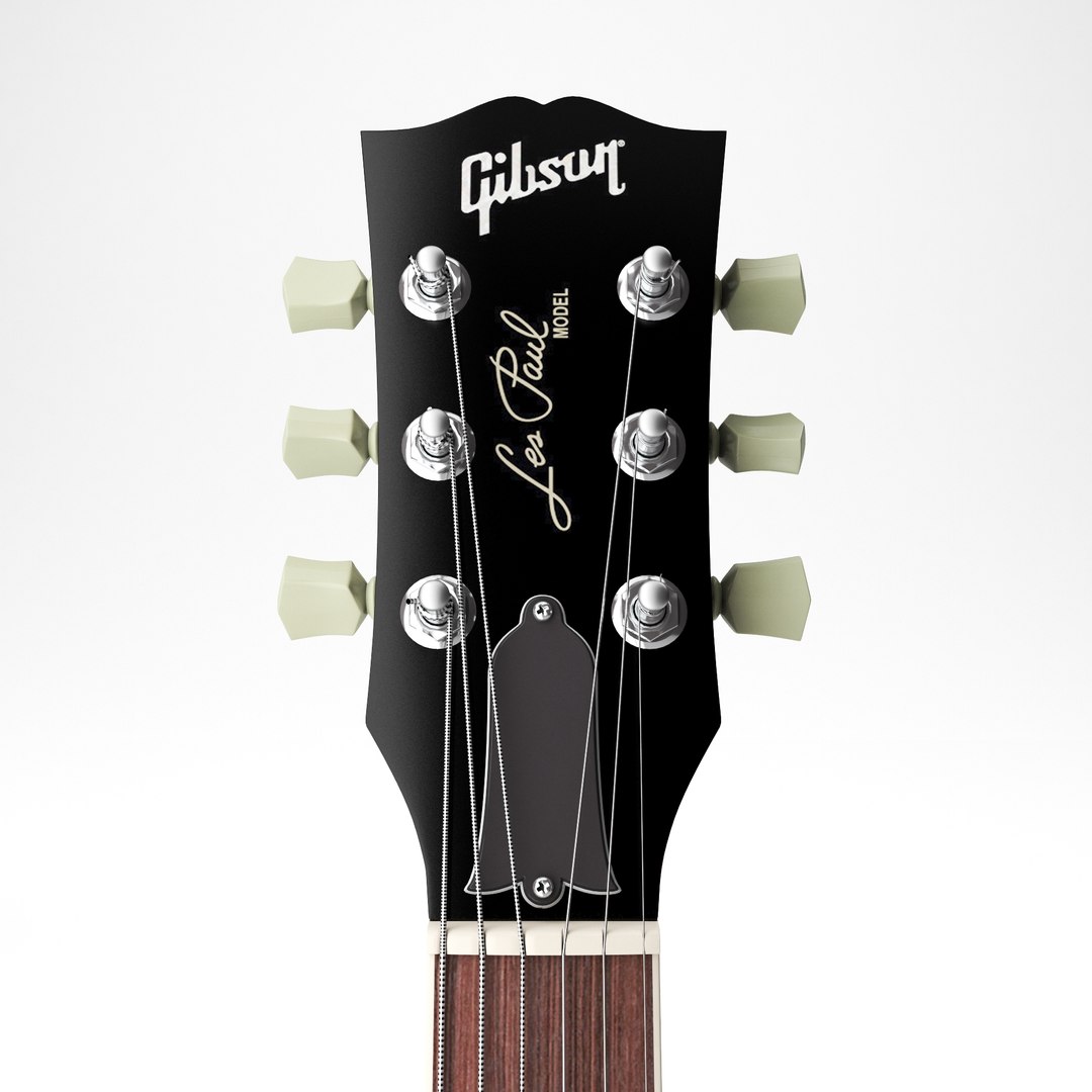 3D Gibson Les Paul Gold Top 1953 - TurboSquid 2001910