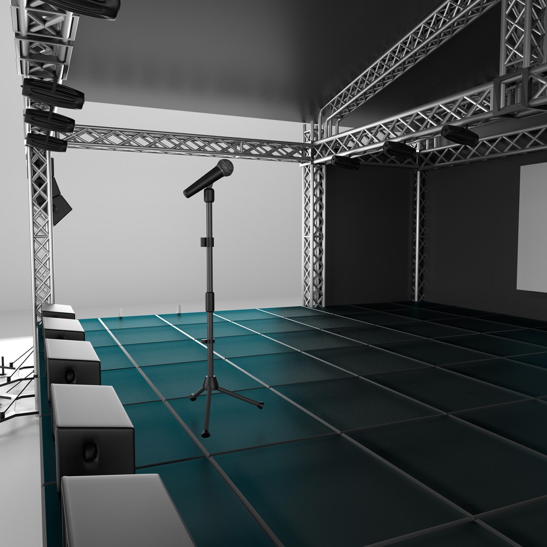 3D Stage 3D Model Model - TurboSquid 2333212
