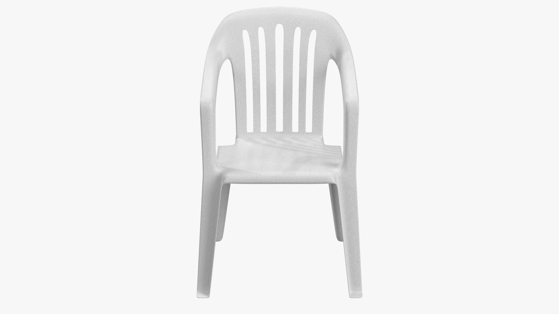 Plastic chair 2 3D model - TurboSquid 1888421