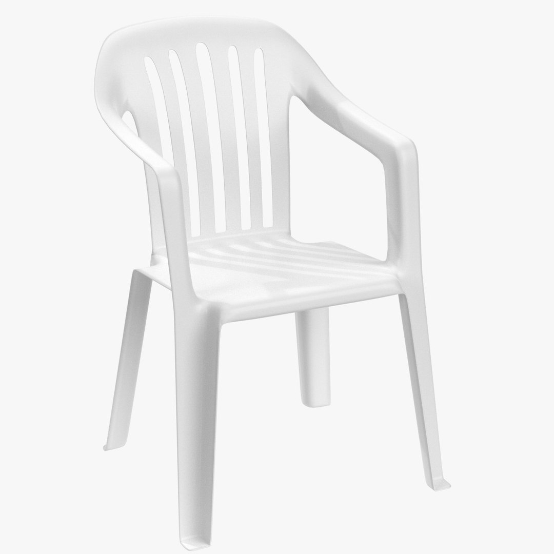 Plastic chair 2 3D model - TurboSquid 1888421