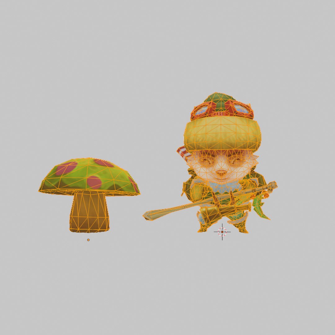 3D Hoppy Elf Teemo Skin01 League Of Legends Lol - TurboSquid 1807119