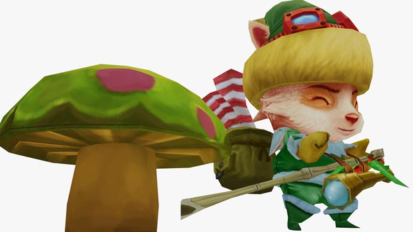 modelo 3d Hoppy Elf Teemo skin01 league of legends lol - TurboSquid 1807119