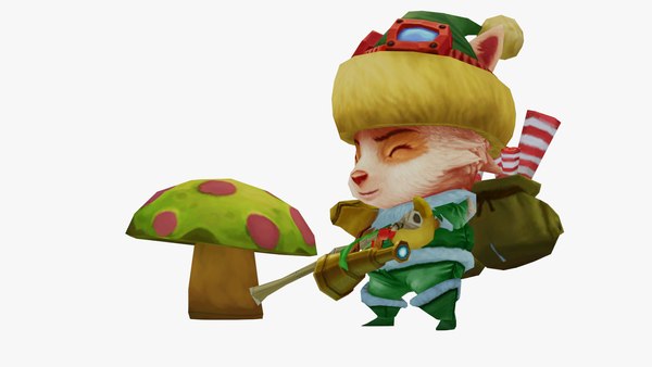 modelo 3d Hoppy Elf Teemo skin01 league of legends lol - TurboSquid 1807119