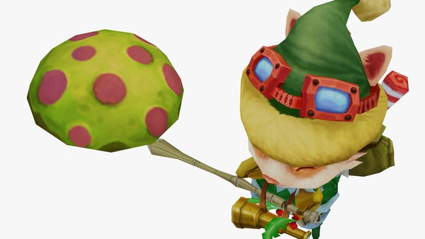 modelo 3d Hoppy Elf Teemo skin01 league of legends lol - TurboSquid 1807119