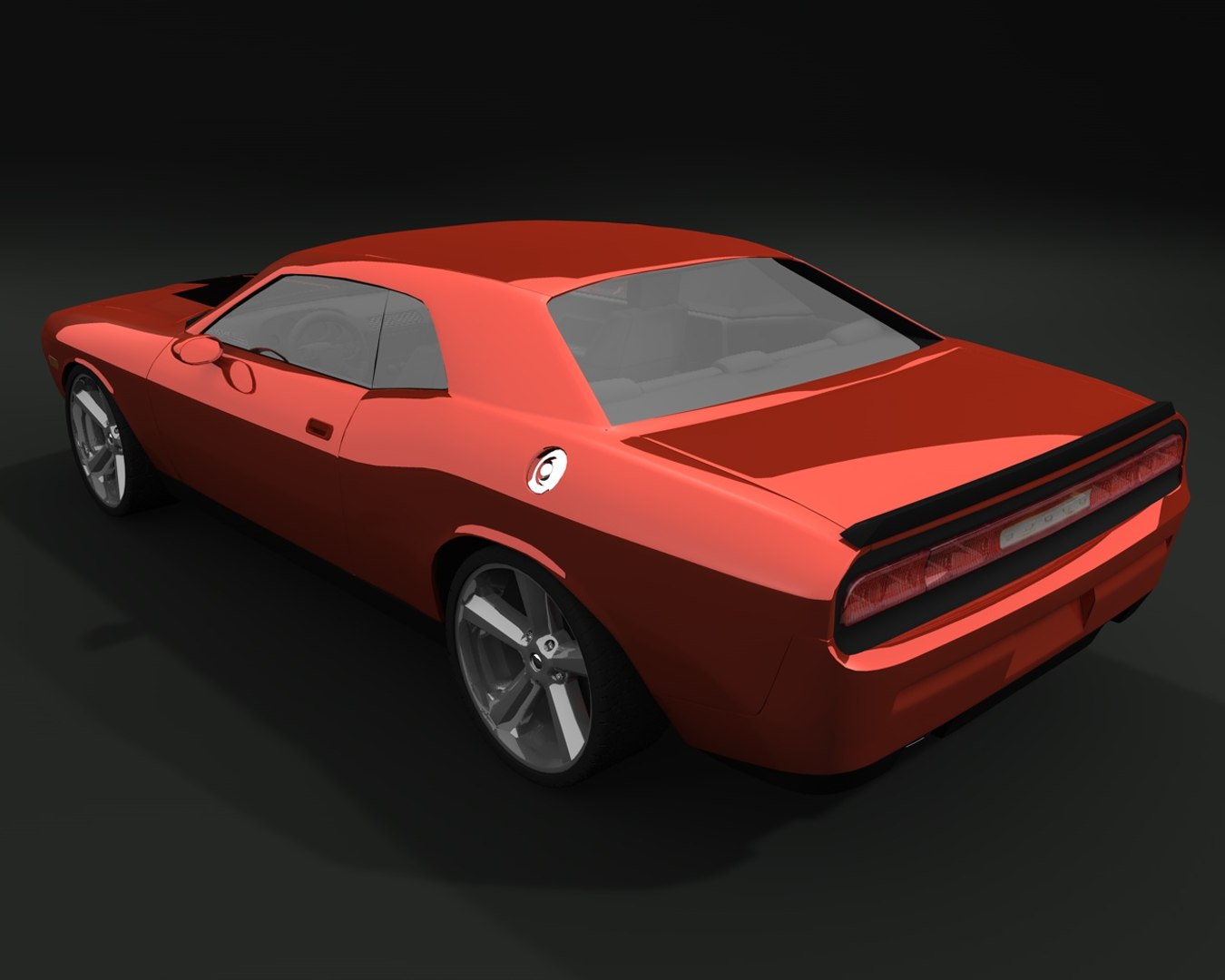 Dodge Challenger 3d Model
