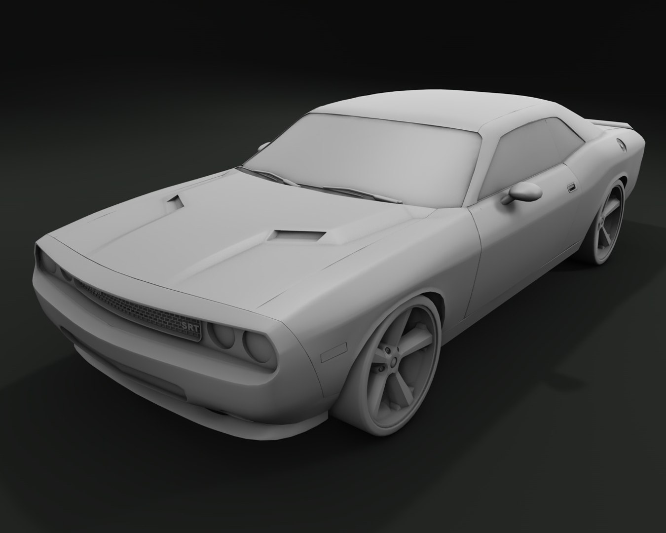Dodge Challenger 3d Model
