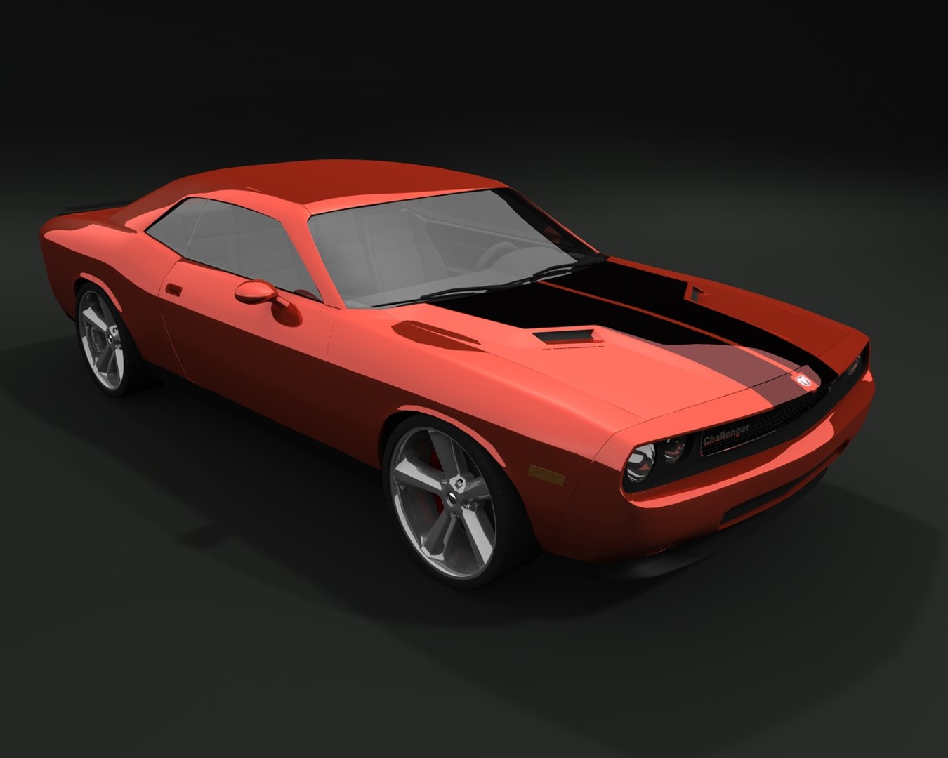 Dodge Challenger 3d Model