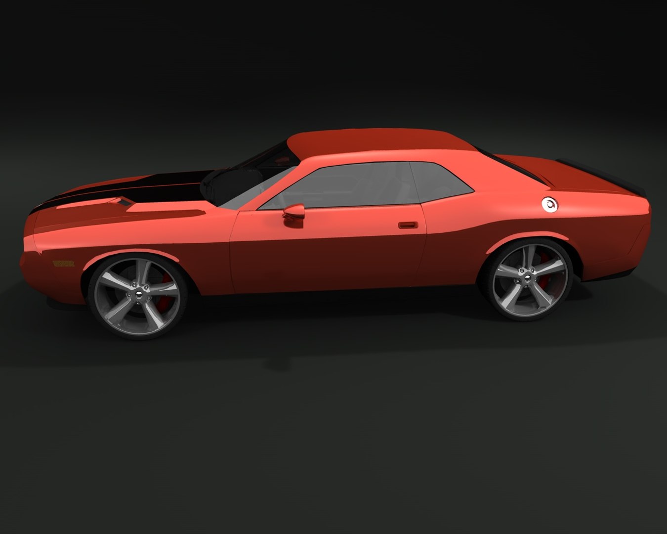 Dodge Challenger 3d Model