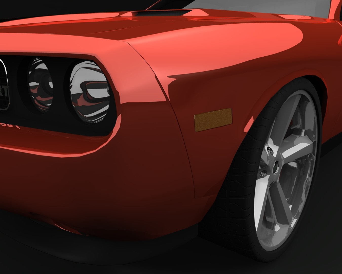 Dodge Challenger 3d Model