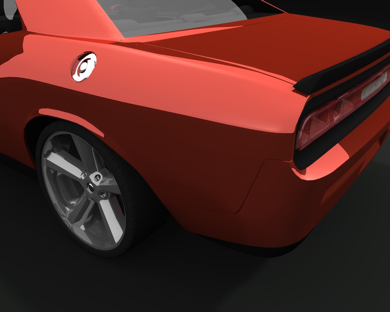 Dodge Challenger 3d Model